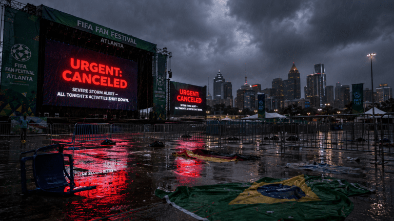 Weather Alert: Severe Storms Force FIFA Fan Festival Downtown to Shut ...